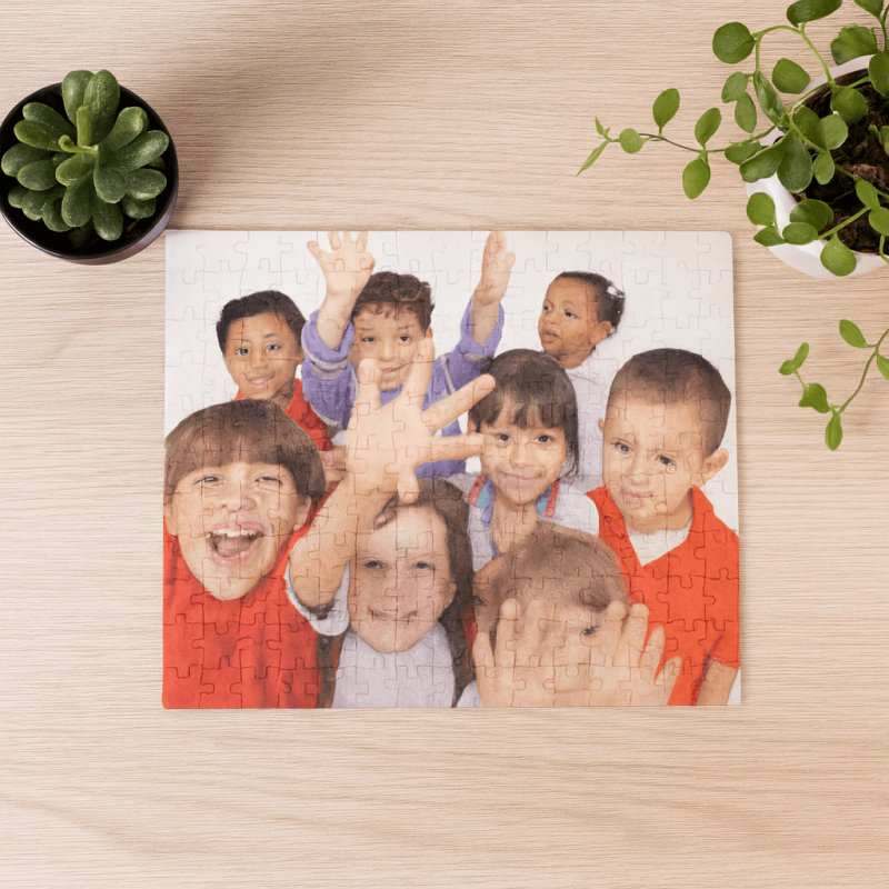 Puzzle rectangle 252 pièces personnalisé photo | Cadeau original et ludique